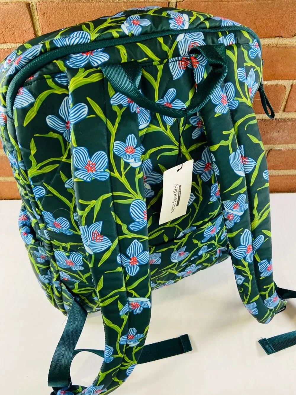 Vera Bradley | Bags | Vera Bradley Large Backpack Charlotte Stems ...